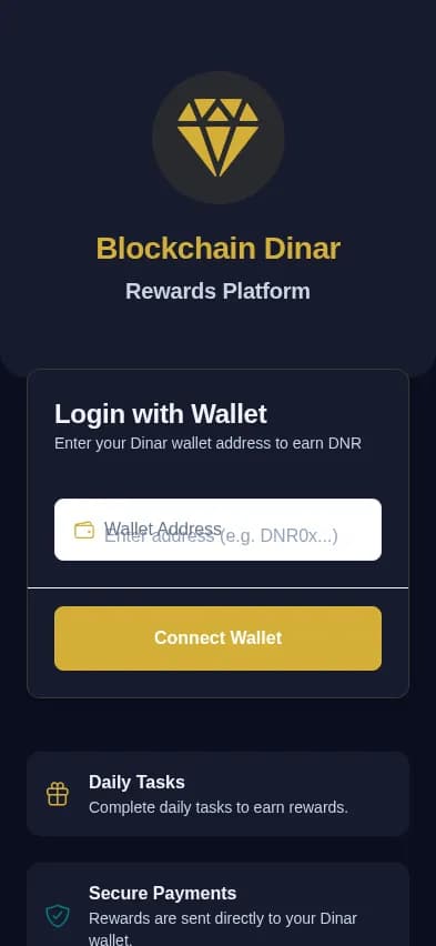 Blockchain Dinar Rewards