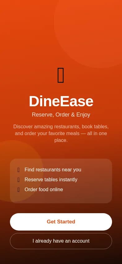 DineEase App