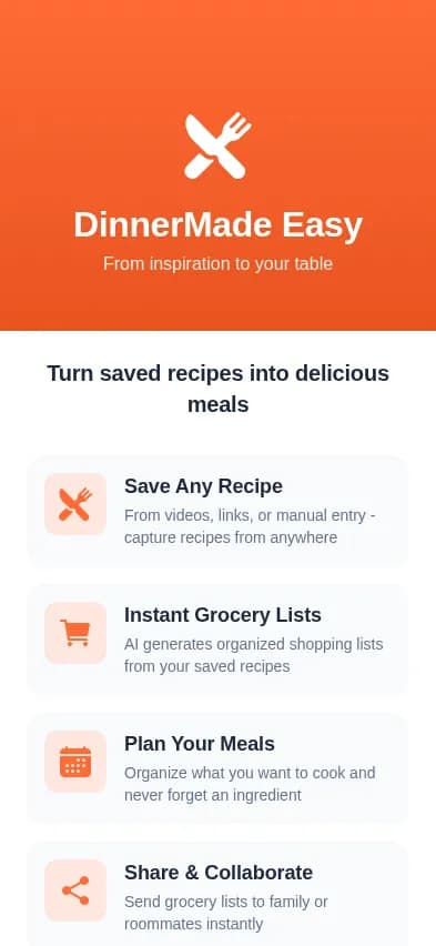 DinnerMade Easy