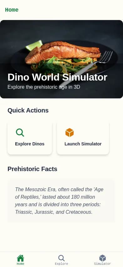 Dino World Simulator 3D