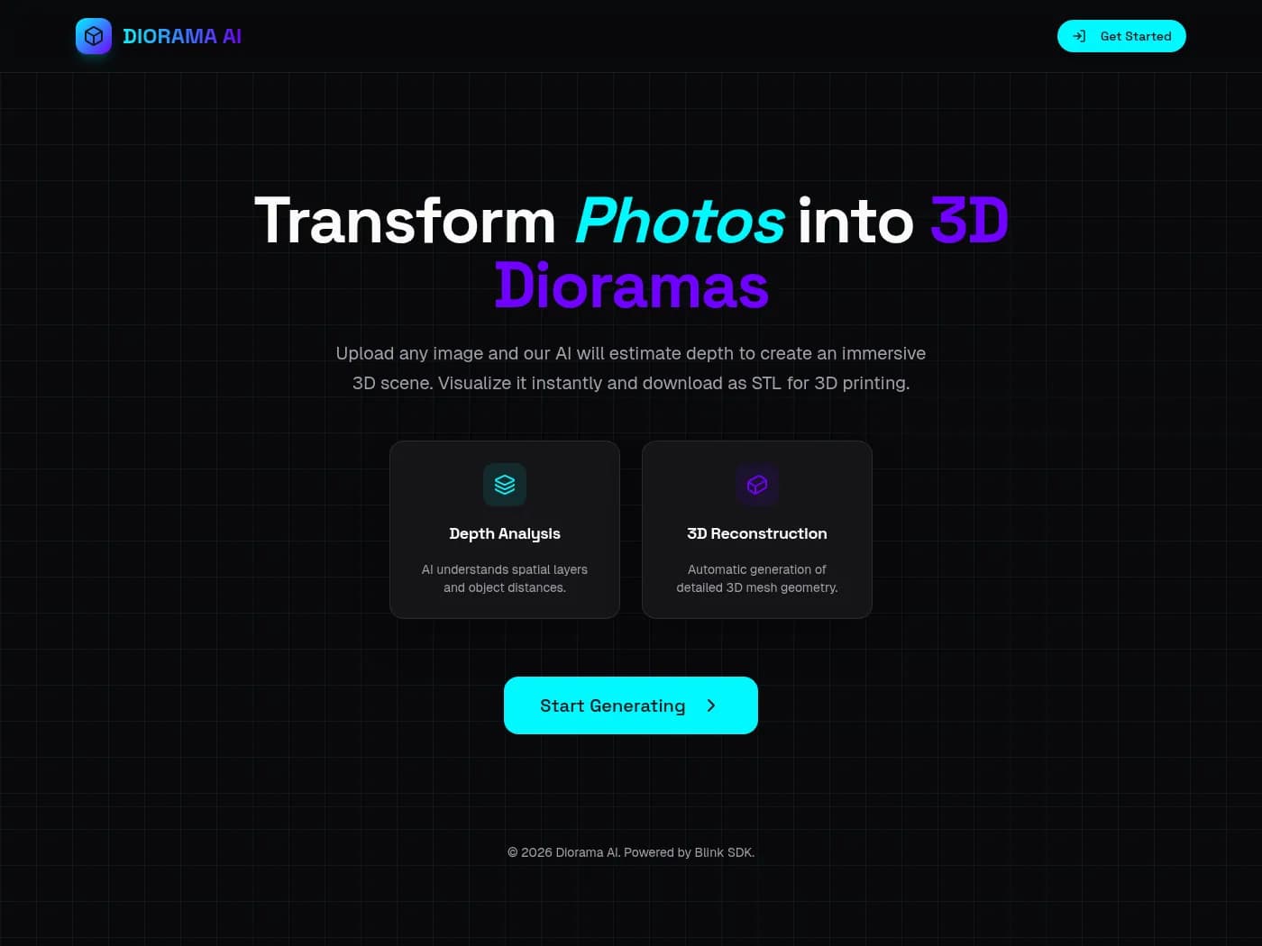 Diorama Image Generator