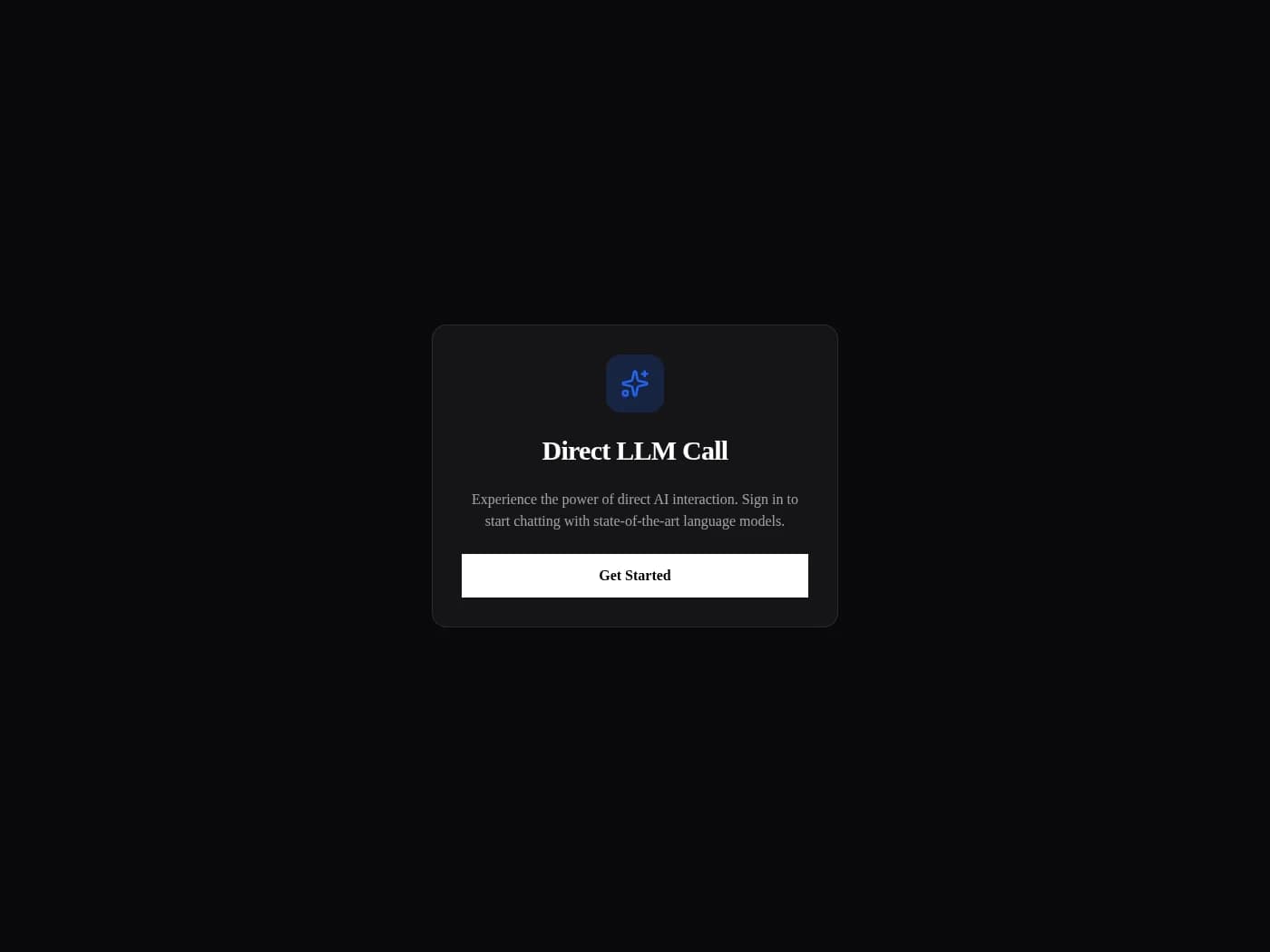 Direct LLM Call