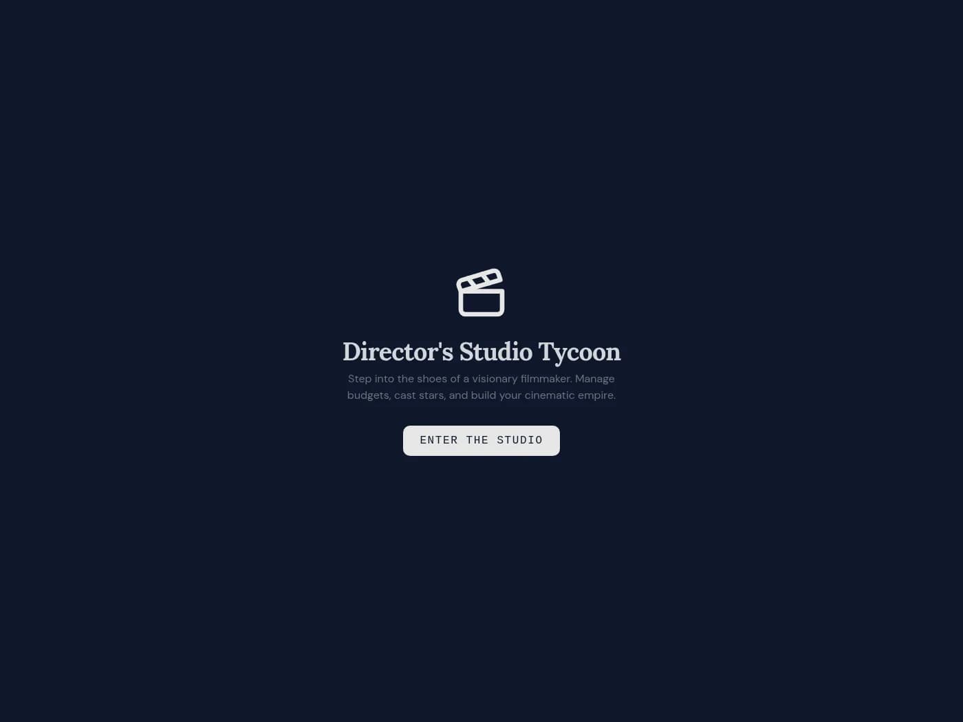 Director's Studio Tycoon