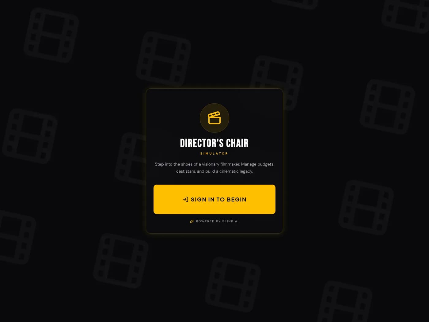 Director's Chair Simulator