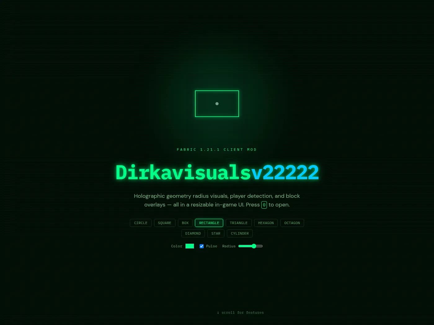 DirkaVisuals Mod UI