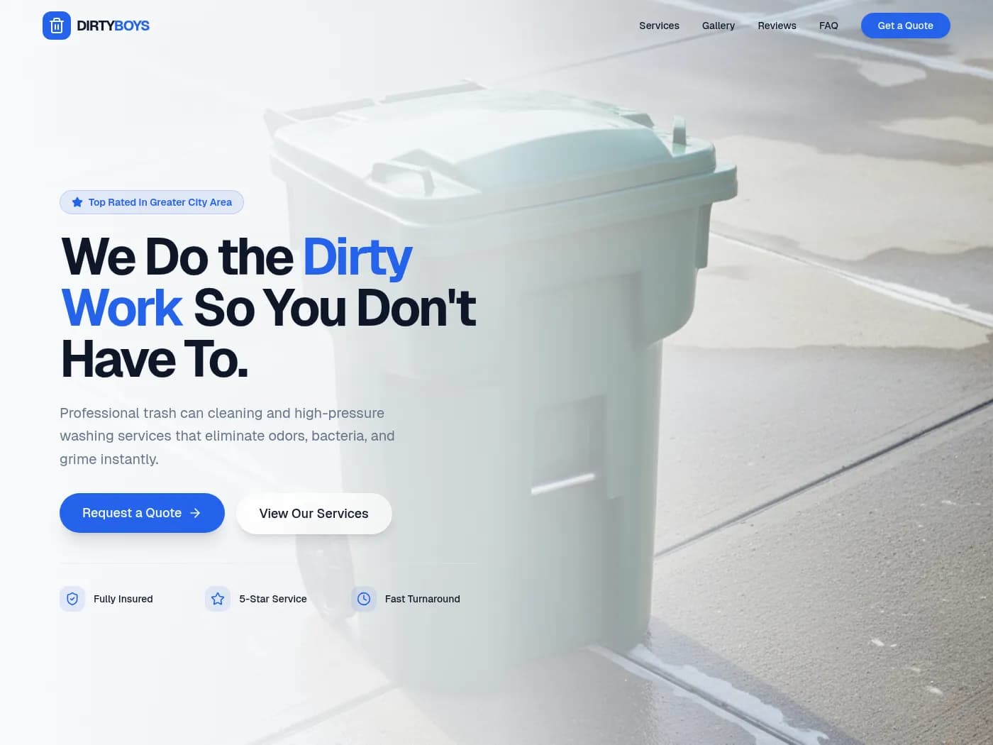 Dirty Boys Web Presence