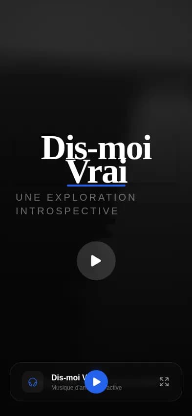 Dis-moi Vrai Lyrics Page