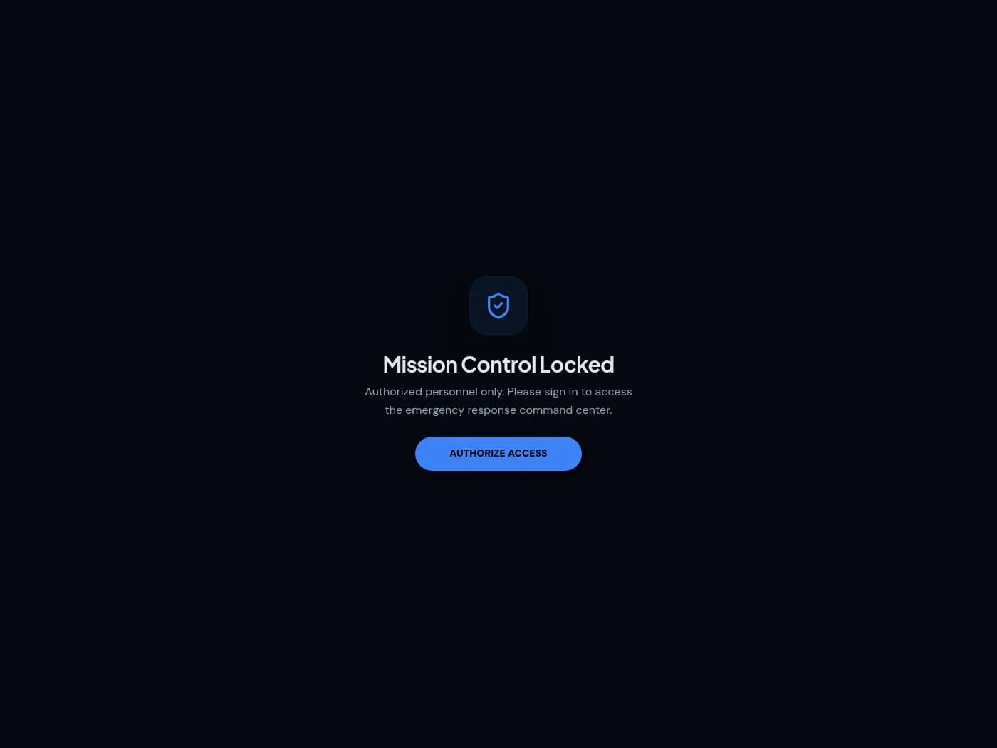 Disaster AI Command Center