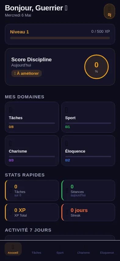 Discipline Master App
