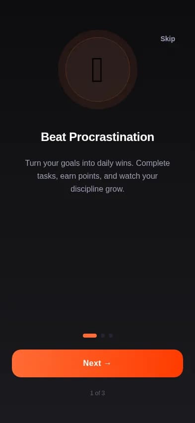Discipline Master App