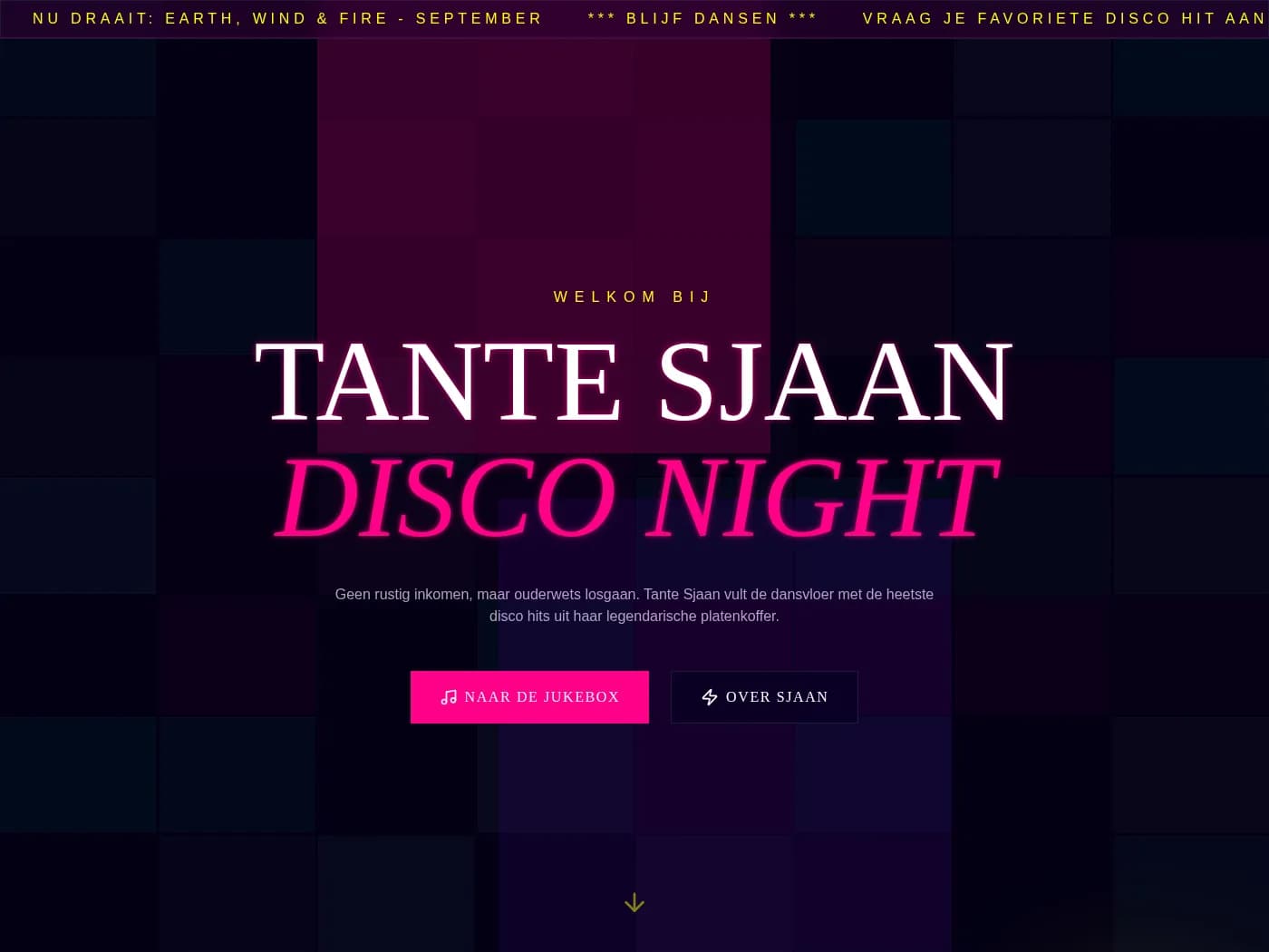 Tante Sjaan Disco Night