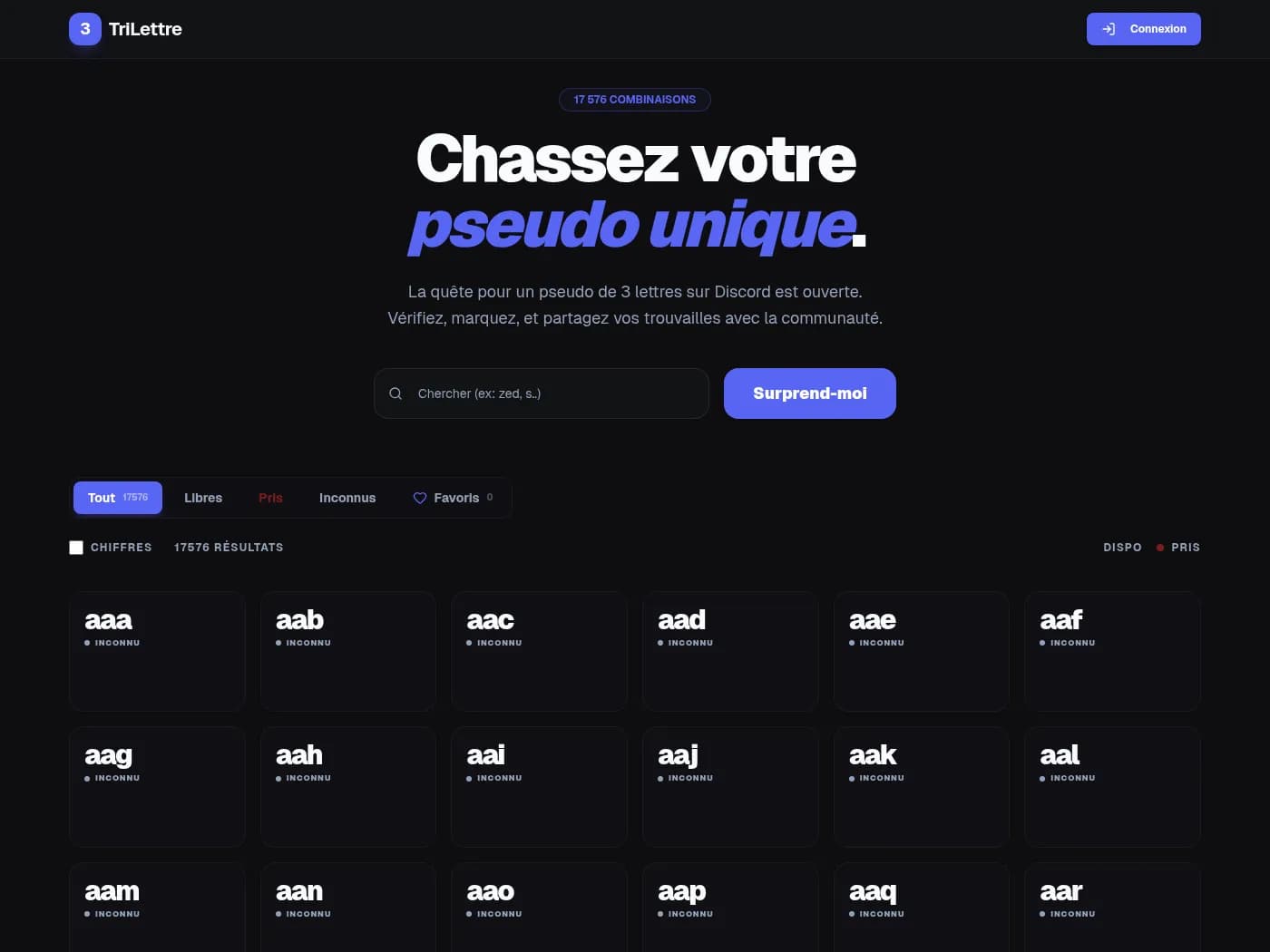 TriLettre Discord Finder