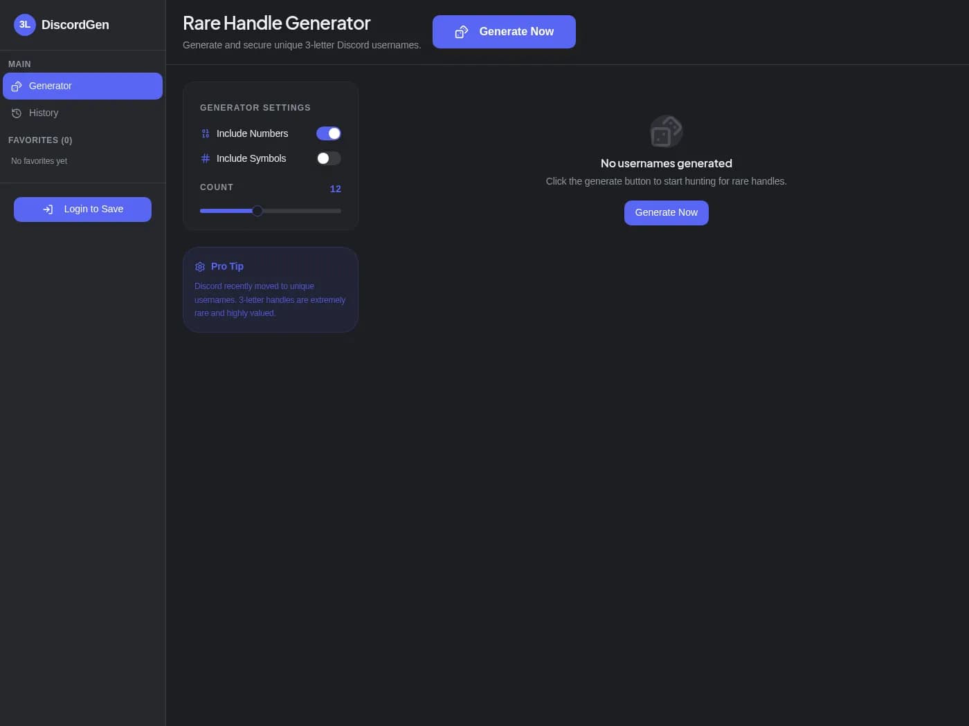 3-Letter Discord UserGen