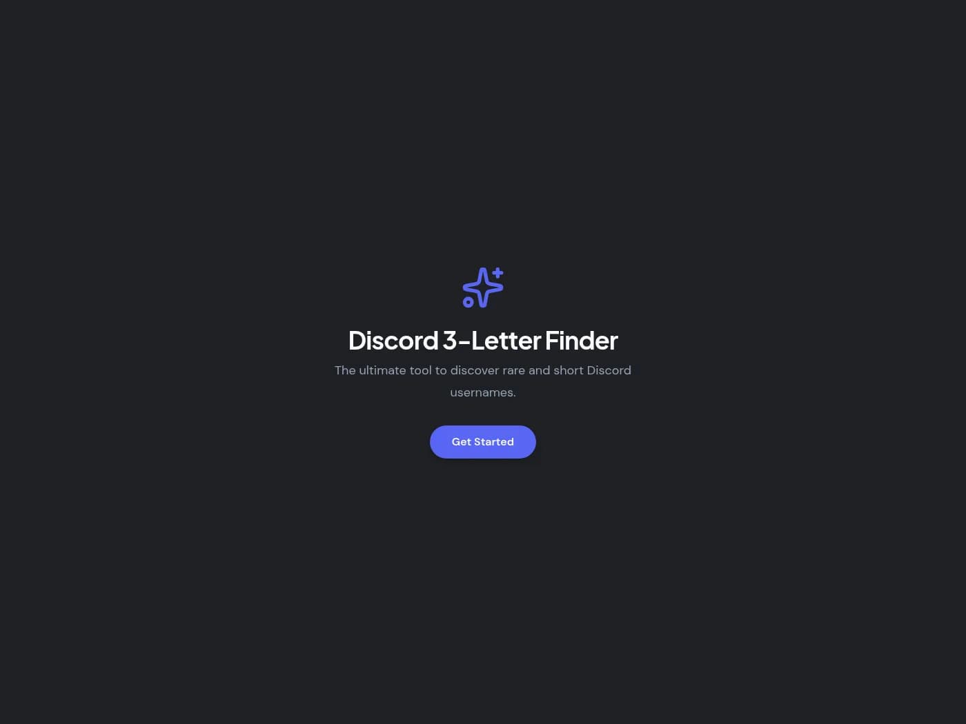 Discord 3-Letter Finder