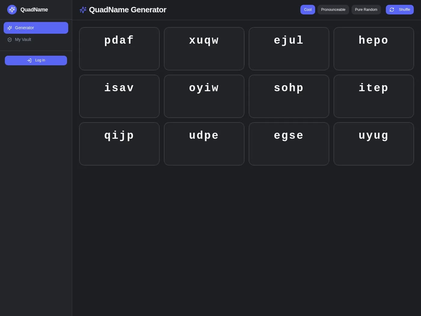 QuadName Finder
