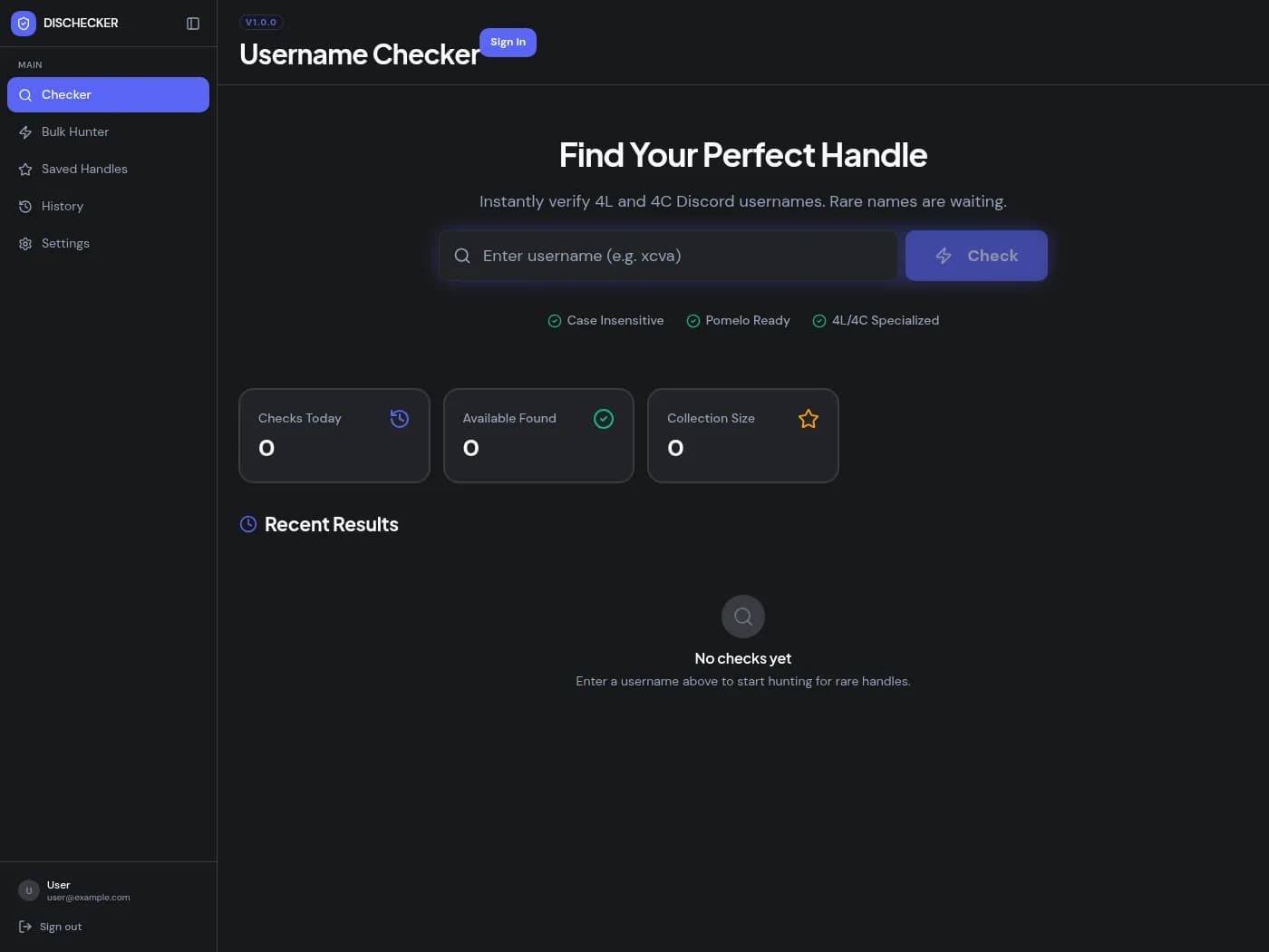 Discord Username Checker