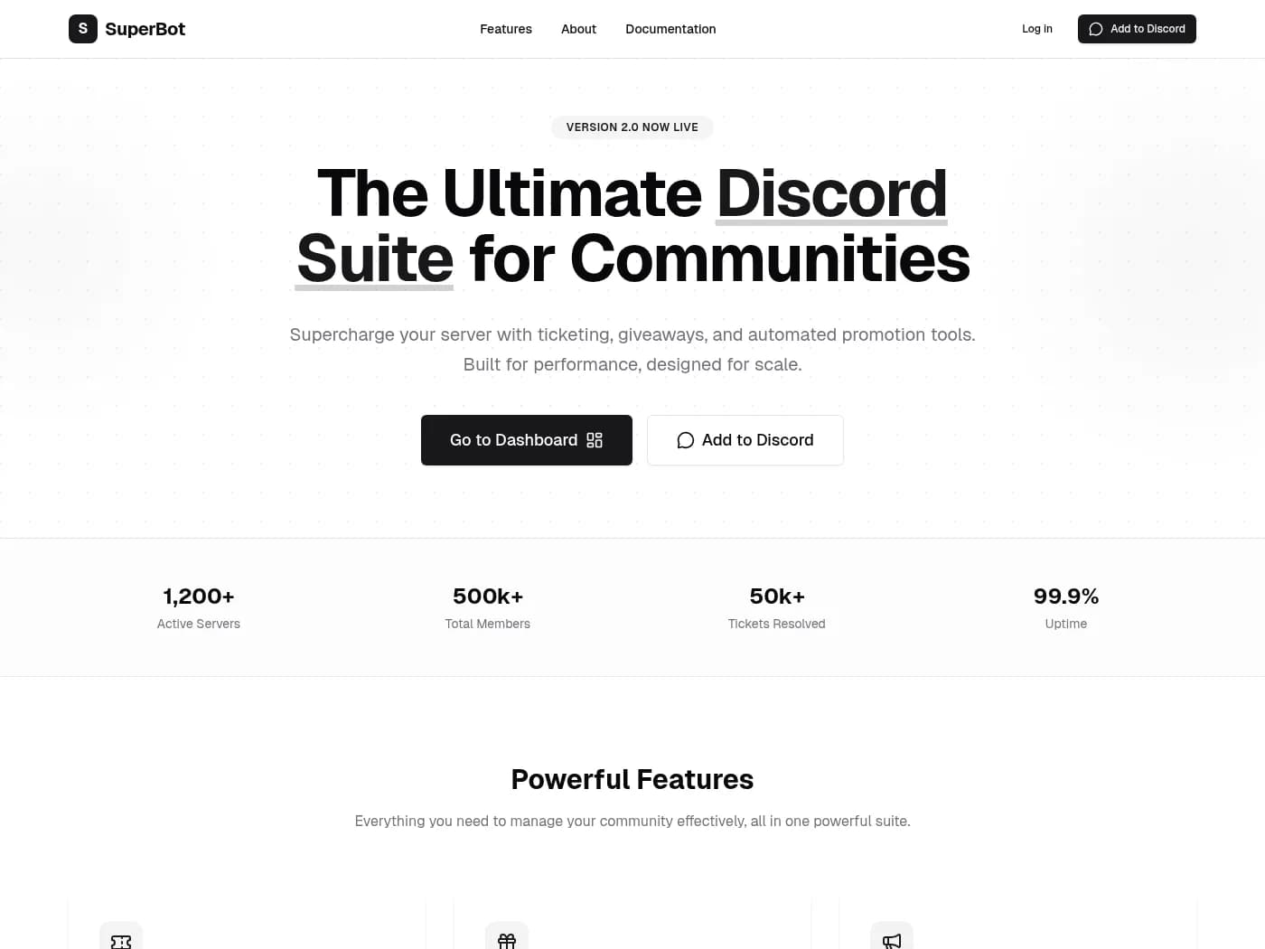 SuperBot Discord Manager