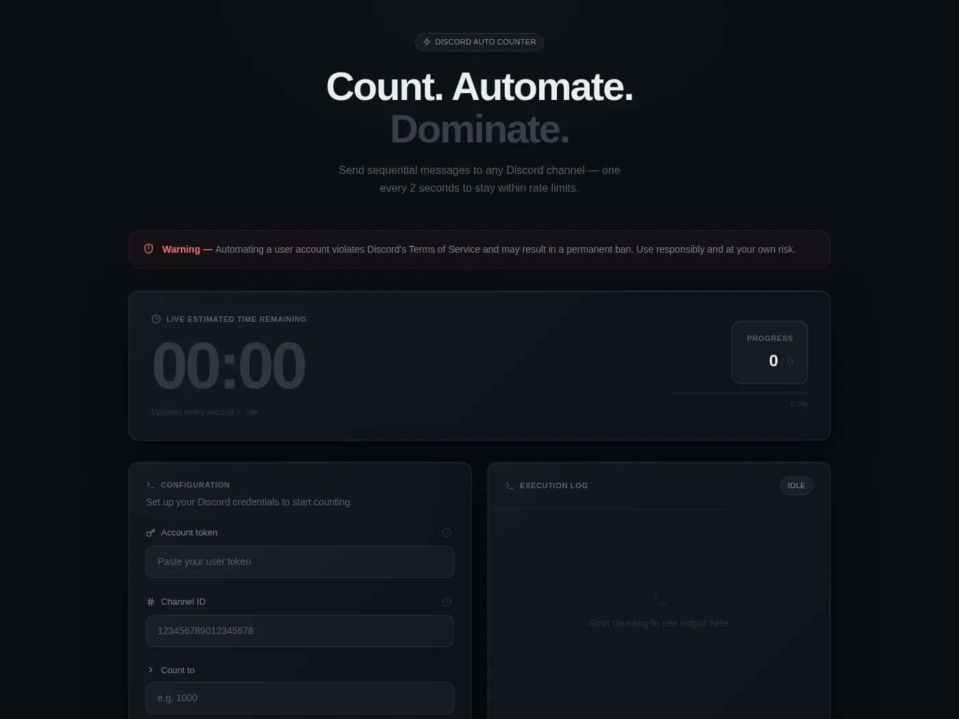 Discord Auto Counter