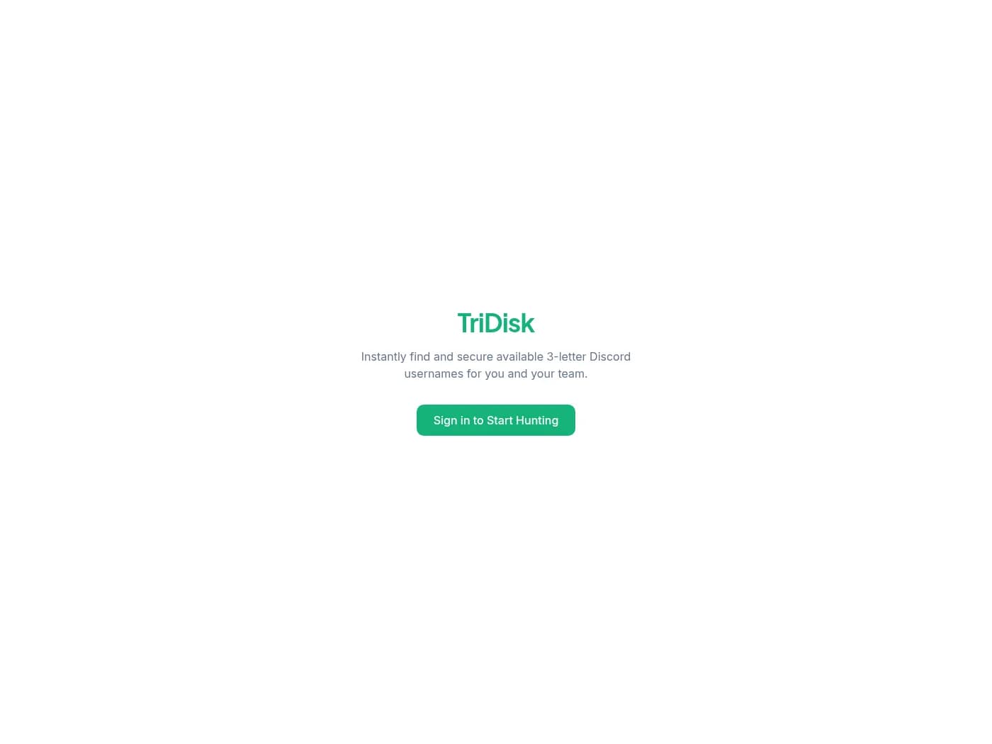 Discord 3-Letter Finder