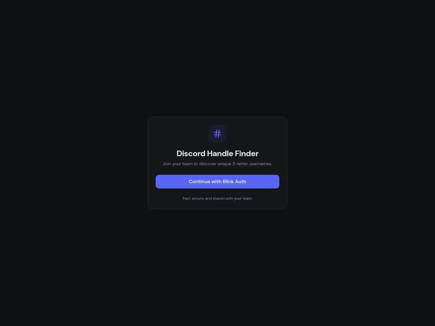 Discord Handle Finder