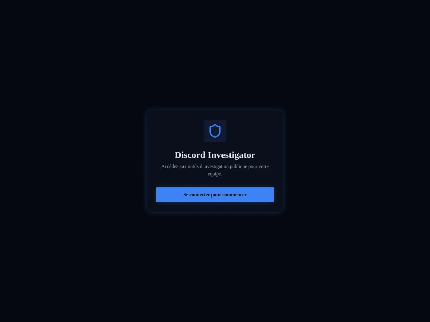 Discord ID Investigator