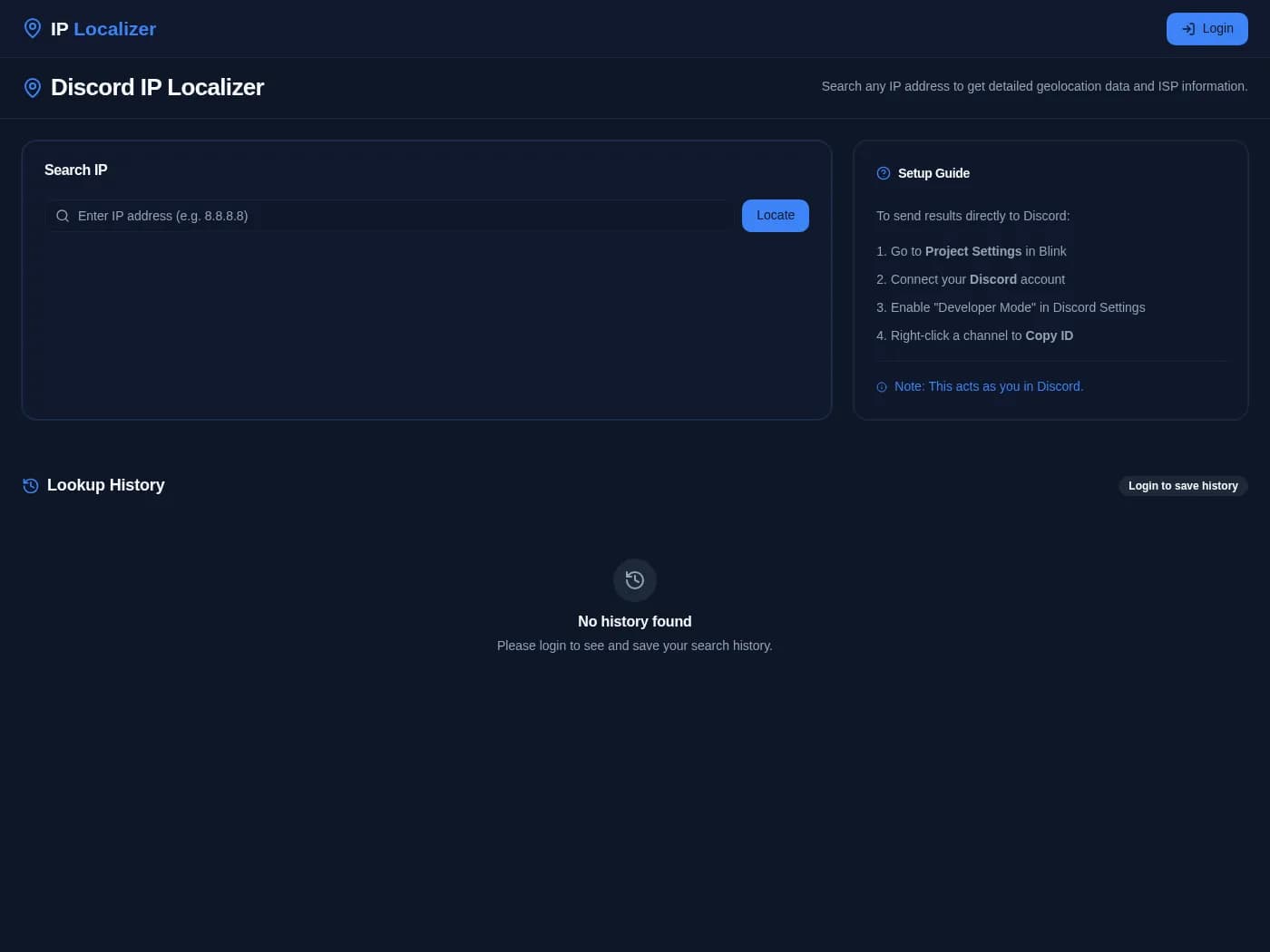 Discord IP Localizer