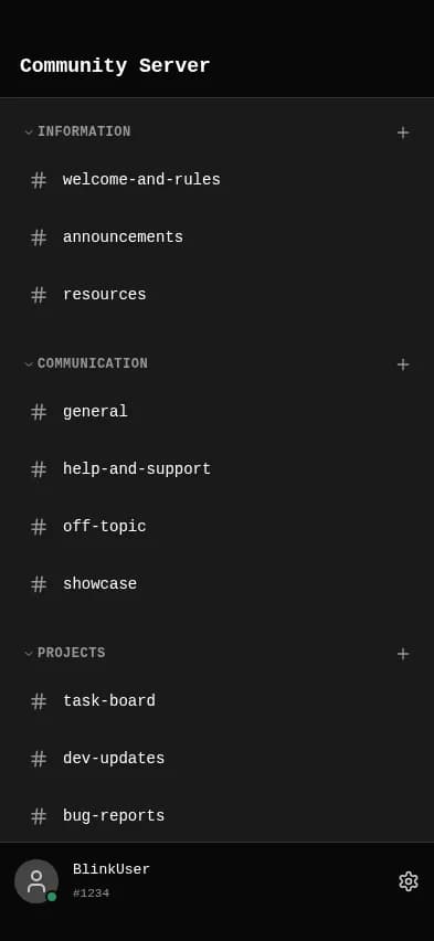 Discord Server Layout App