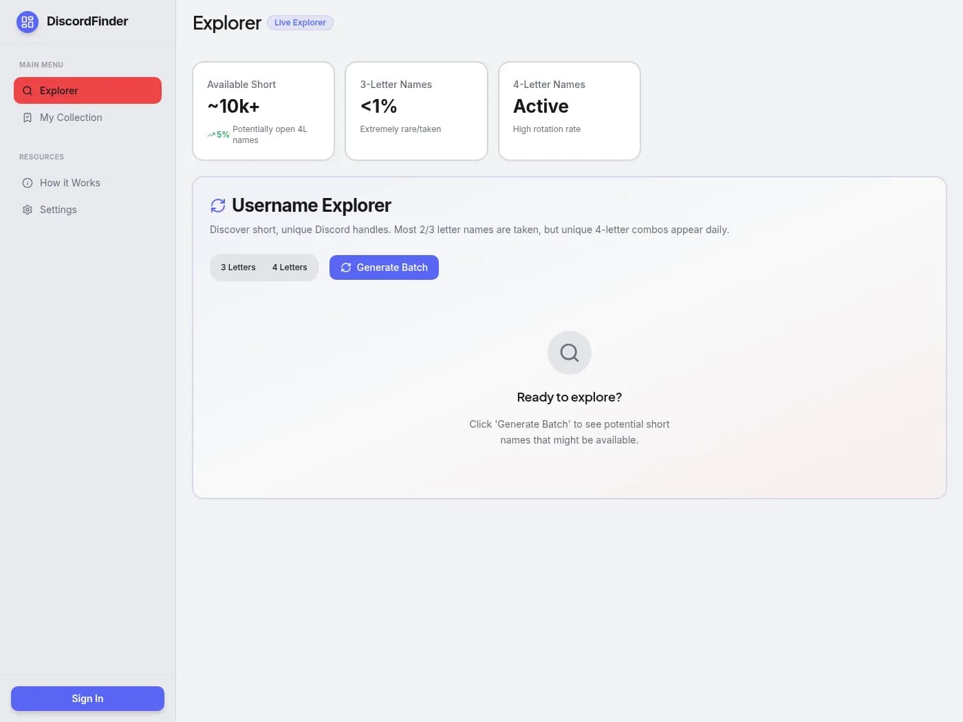 Discord Username Finder