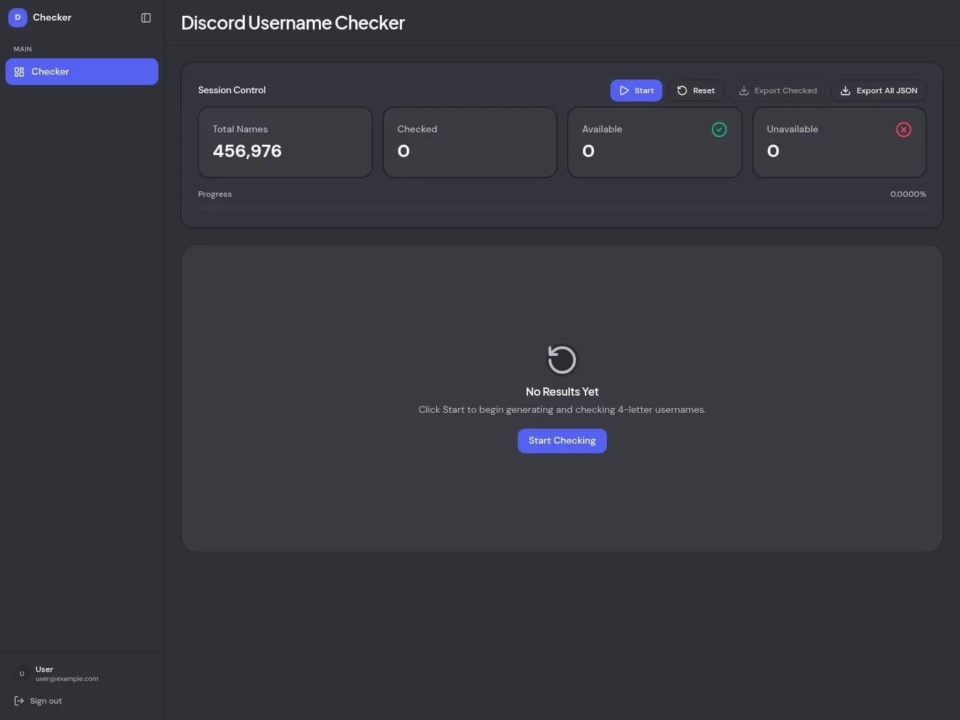 Discord Username Checker