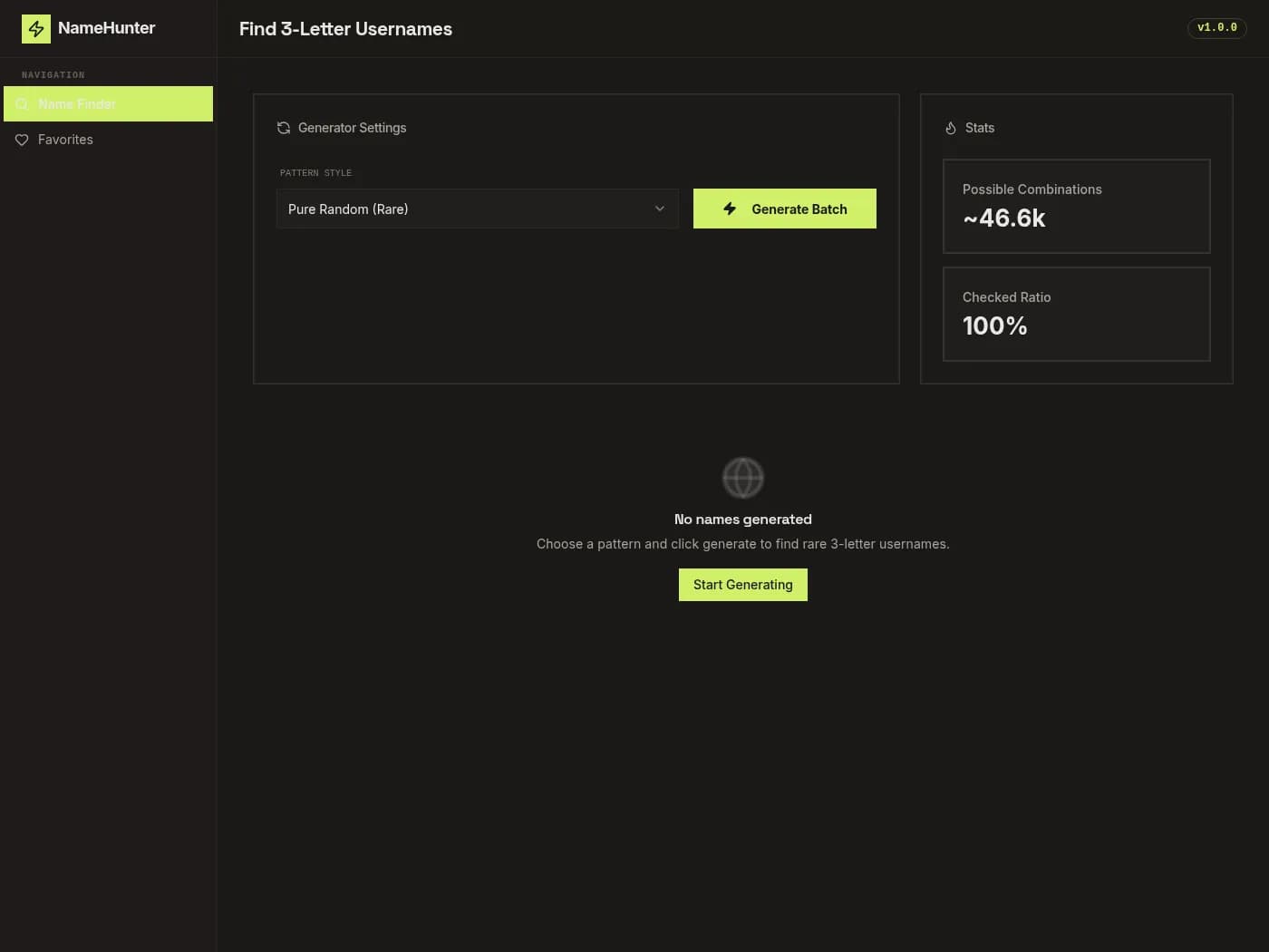 Discord Name Finder