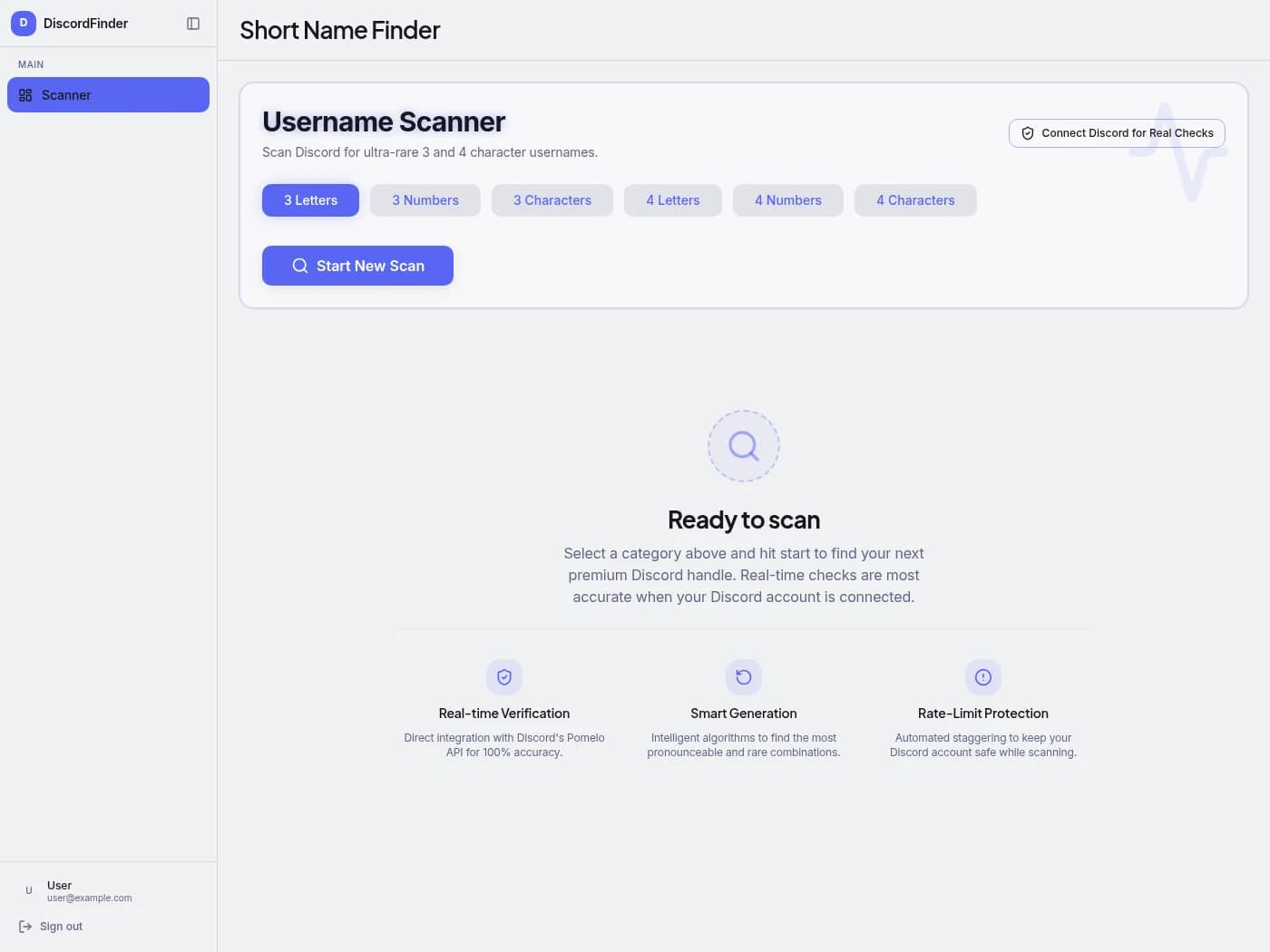 Discord Username Finder