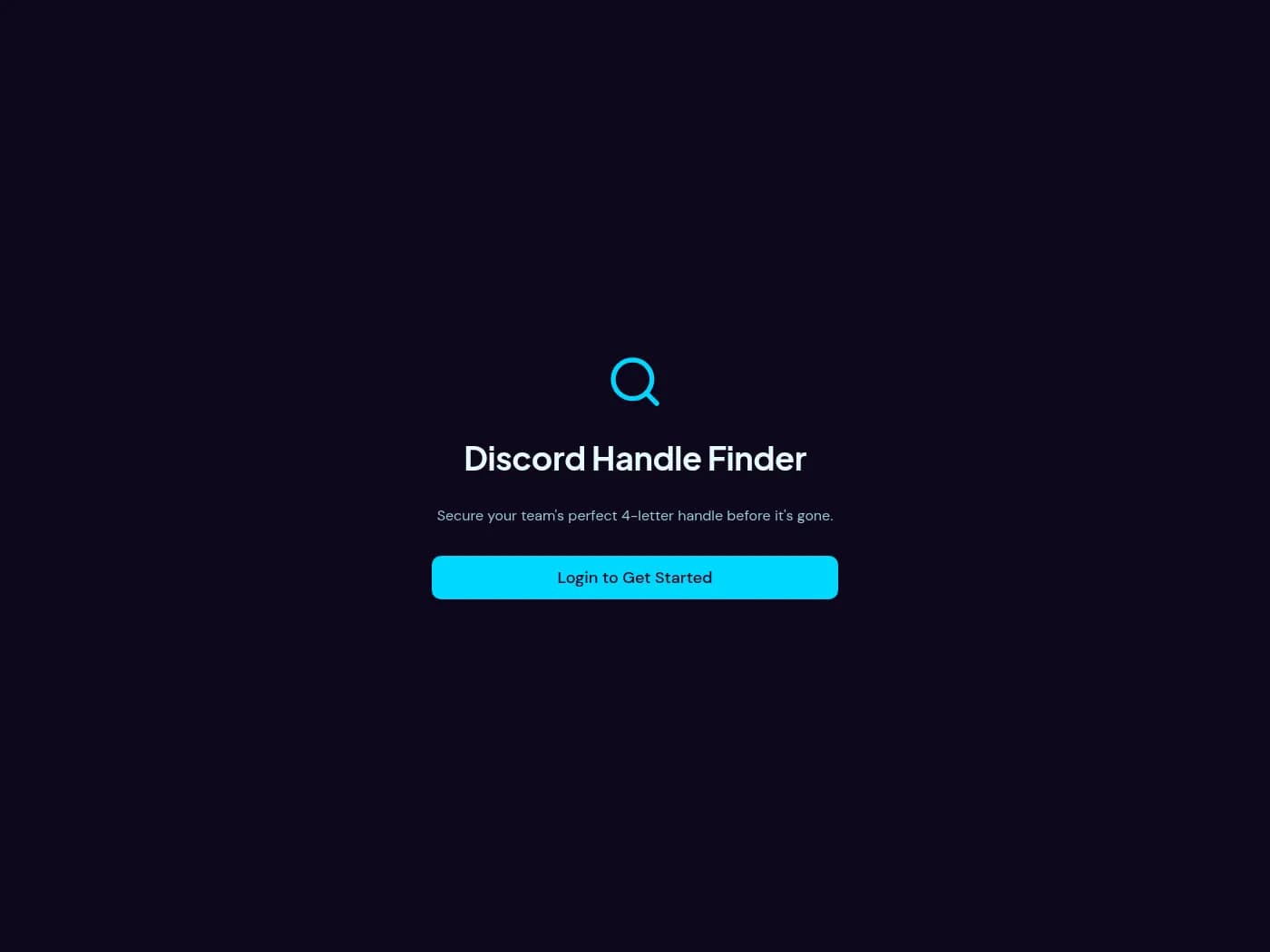 Discord Handle Finder