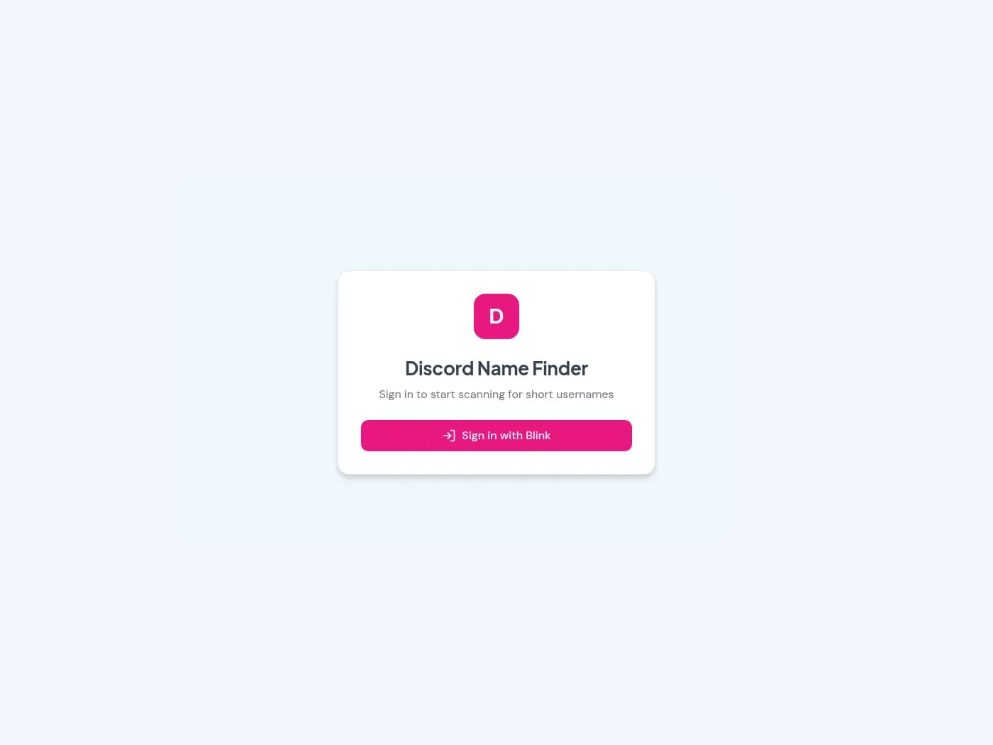 Discord Name Finder
