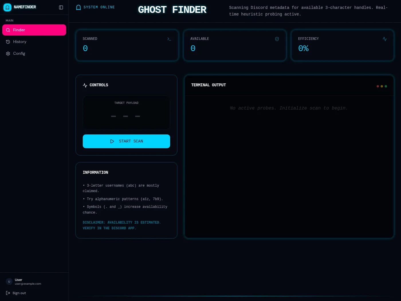 Discord Username Finder
