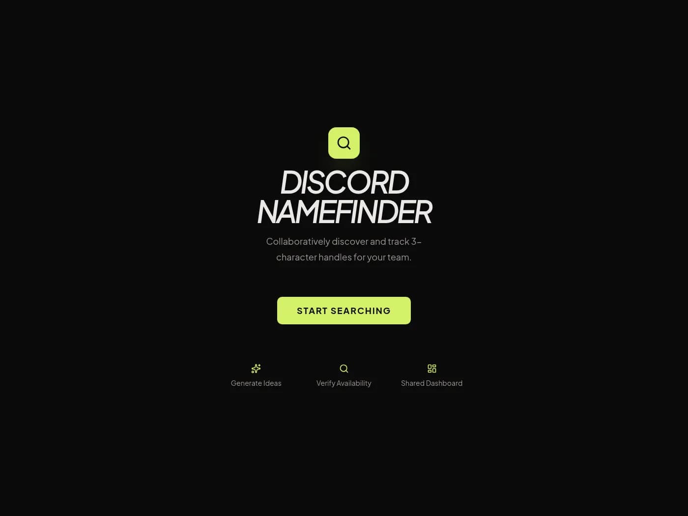 Discord Name Finder