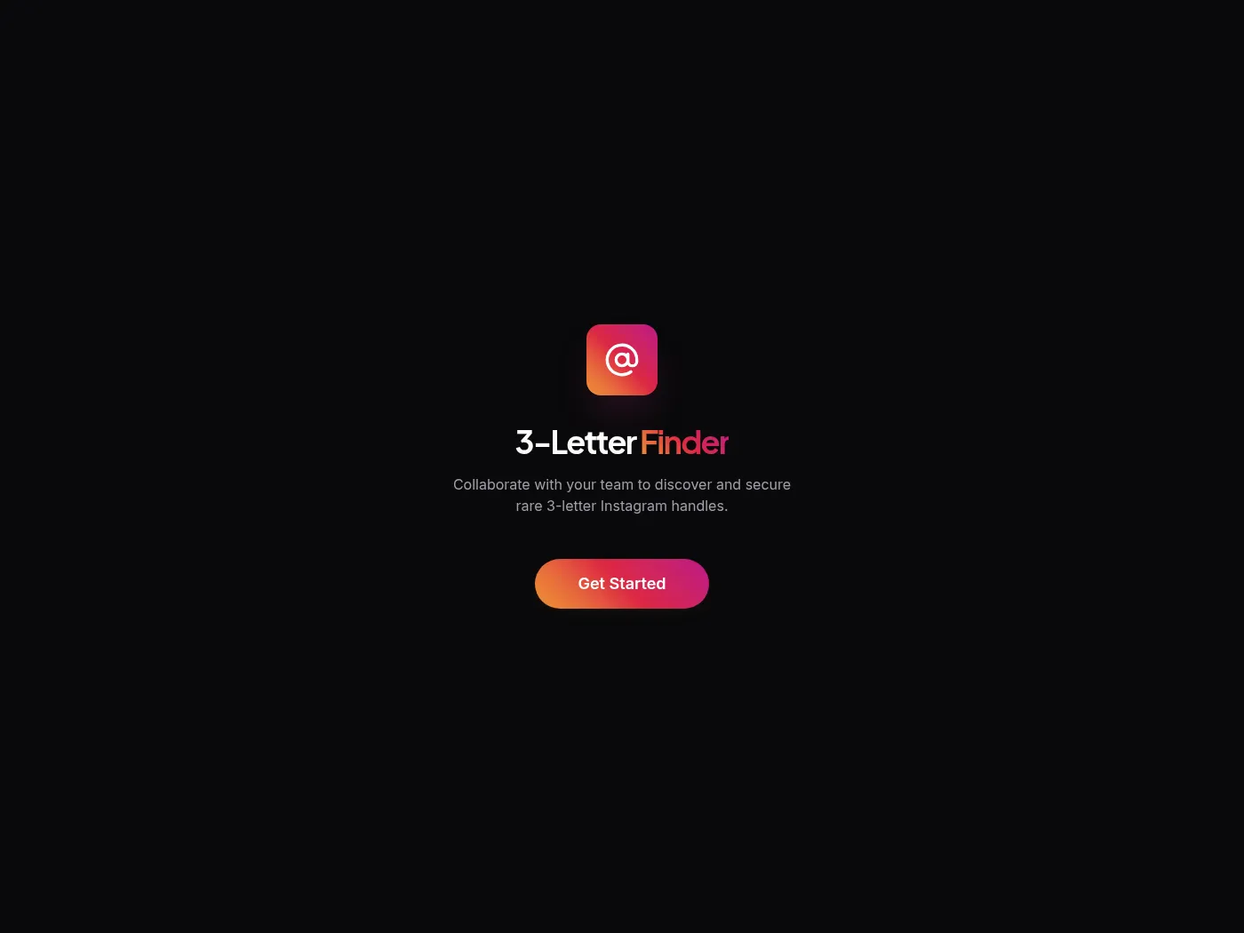 Three-Letter Discord Finder
