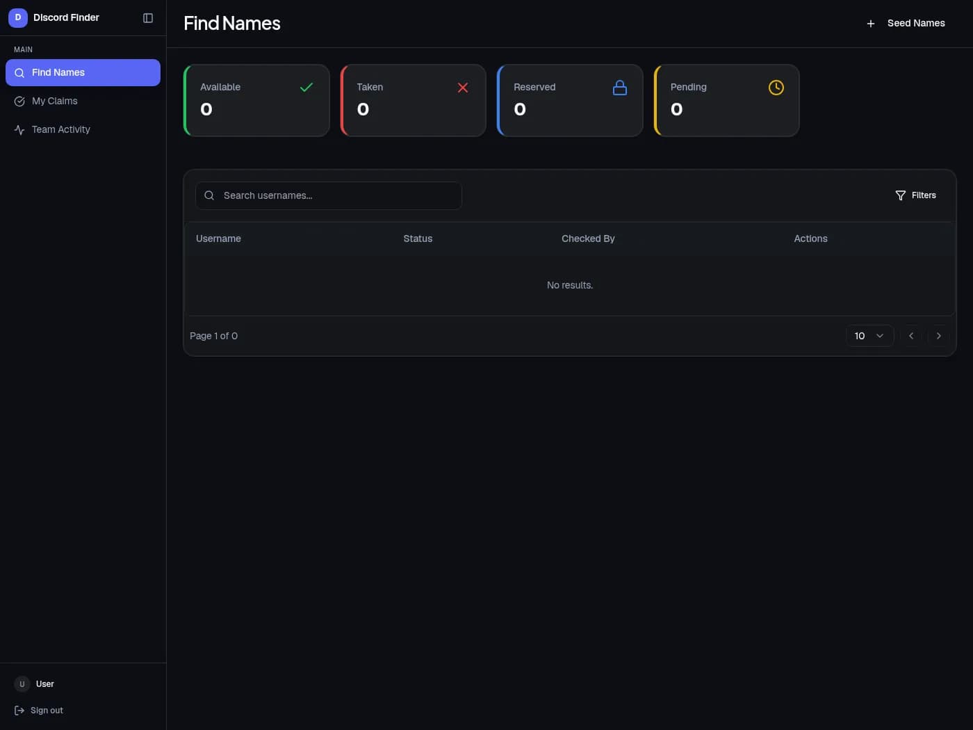 Discord Name Finder