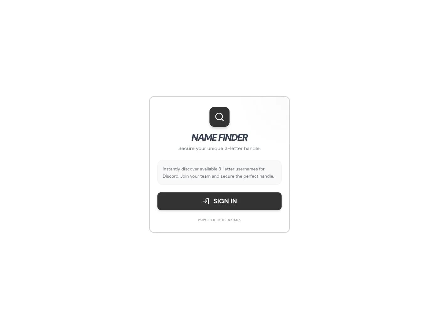 Discord Name Finder