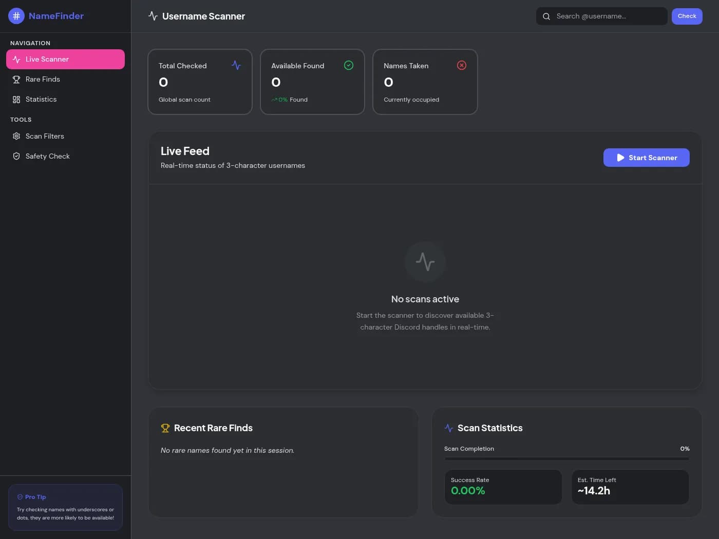 Discord Name Finder