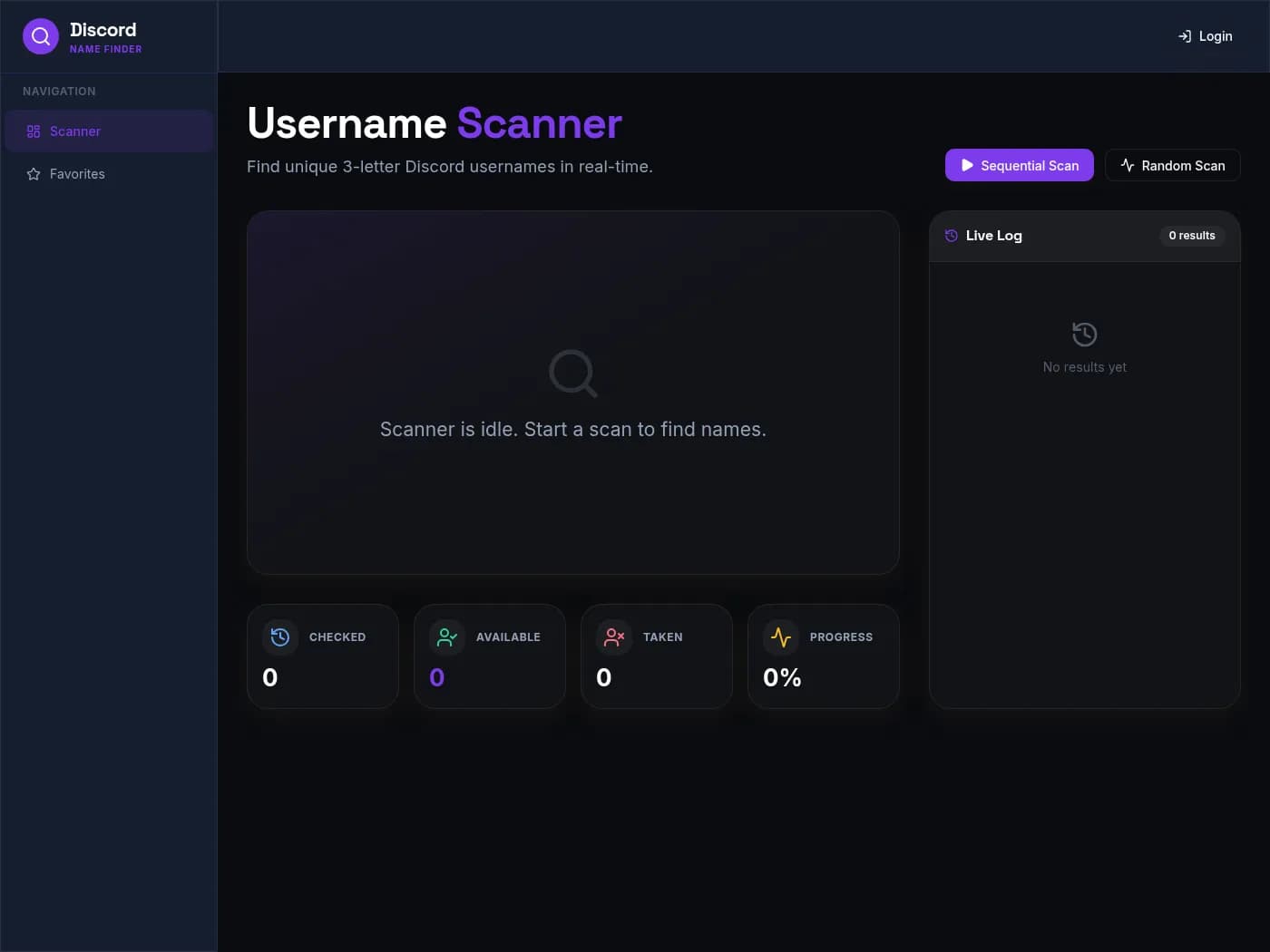 Discord Name Finder