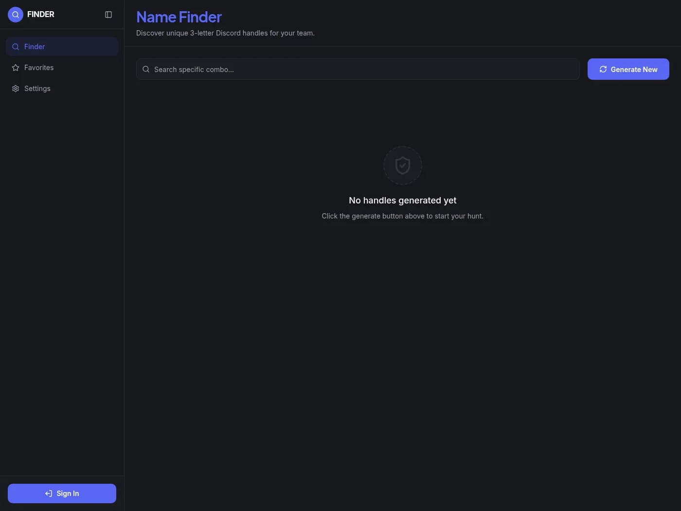 Discord 3-Letter Finder