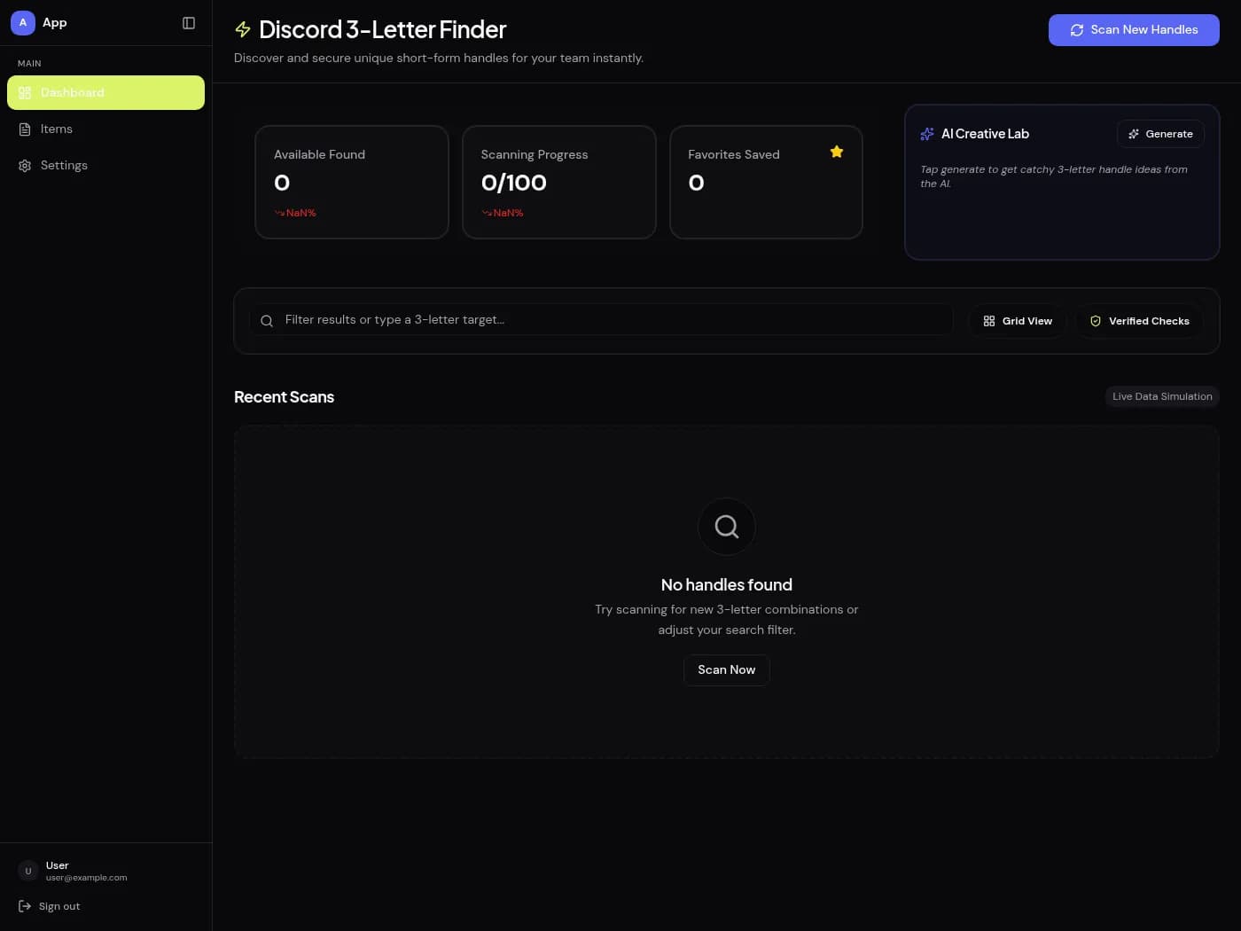 Discord Name Finder