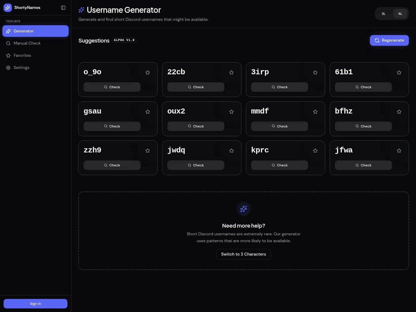Short Username Finder