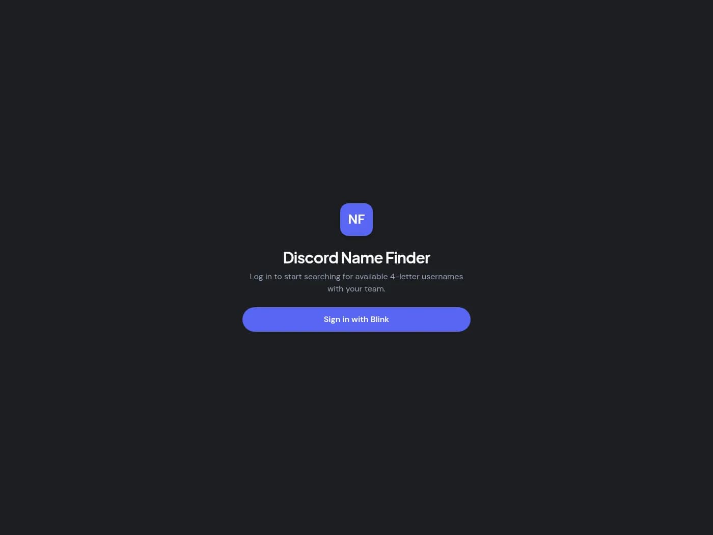 Discord Name Finder