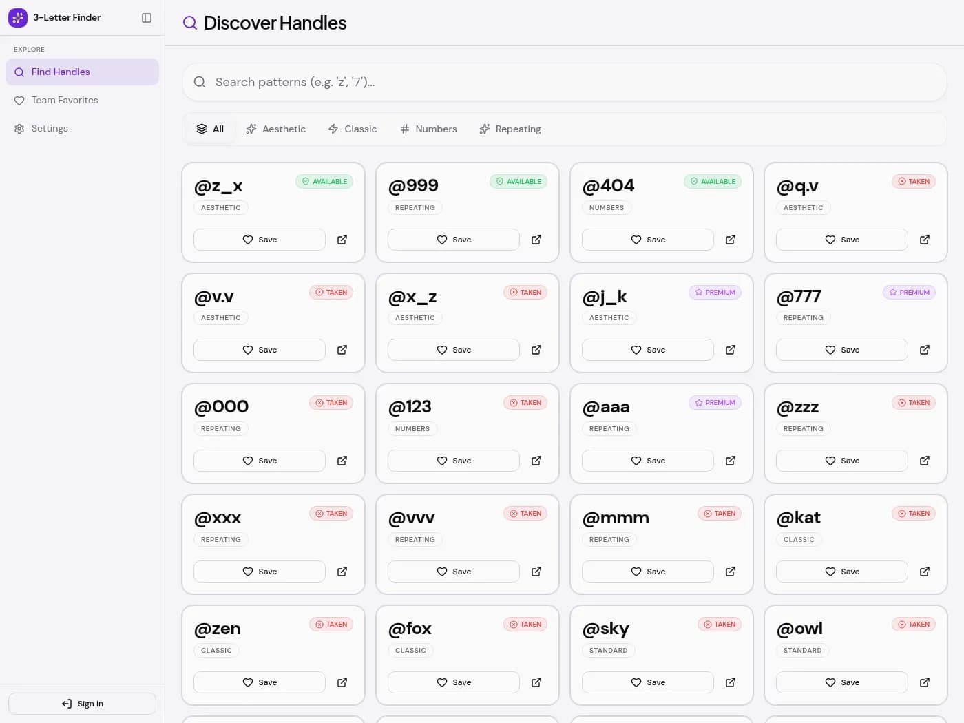 3-Letter Discord Finder