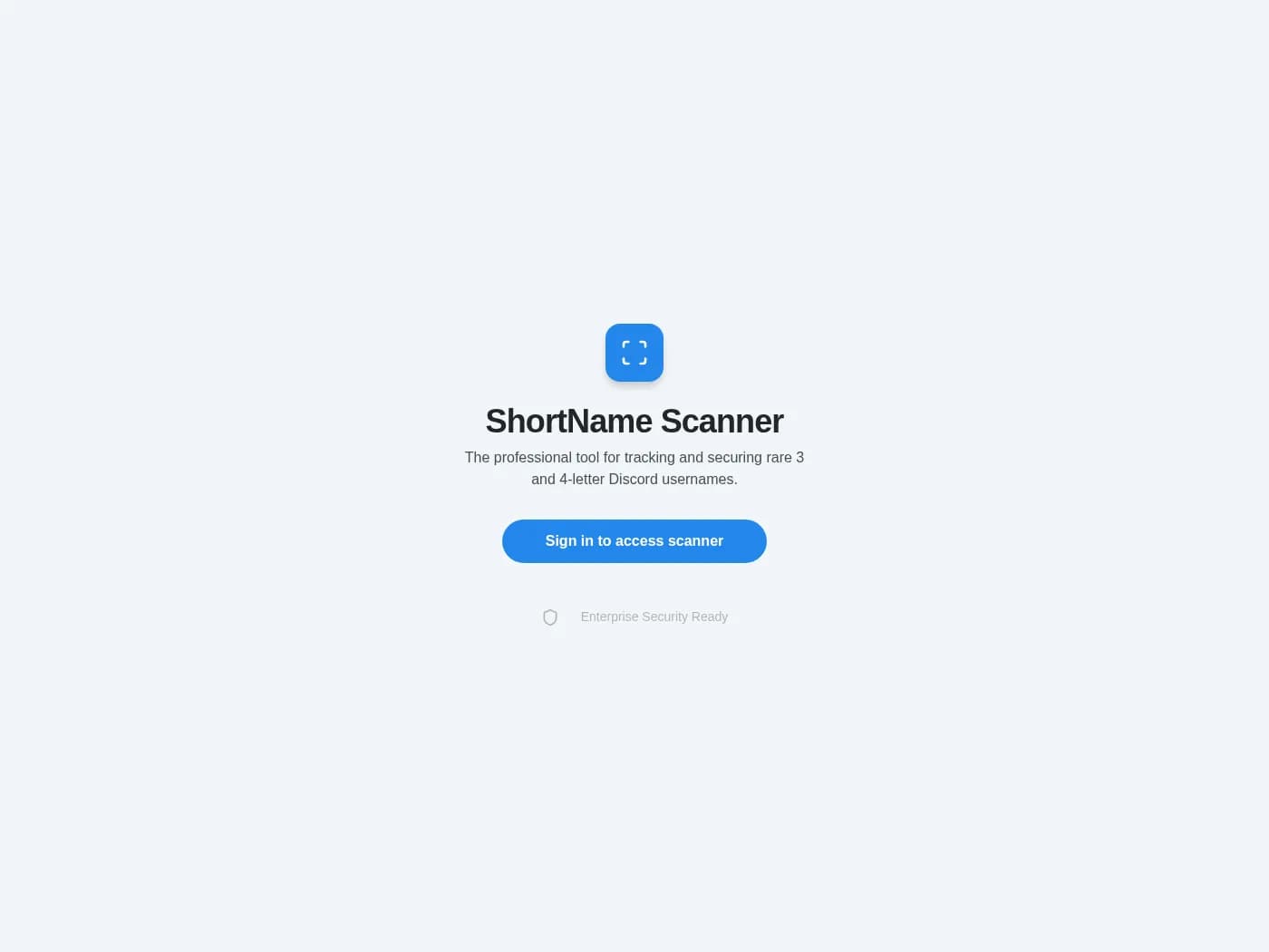 ShortName Scanner