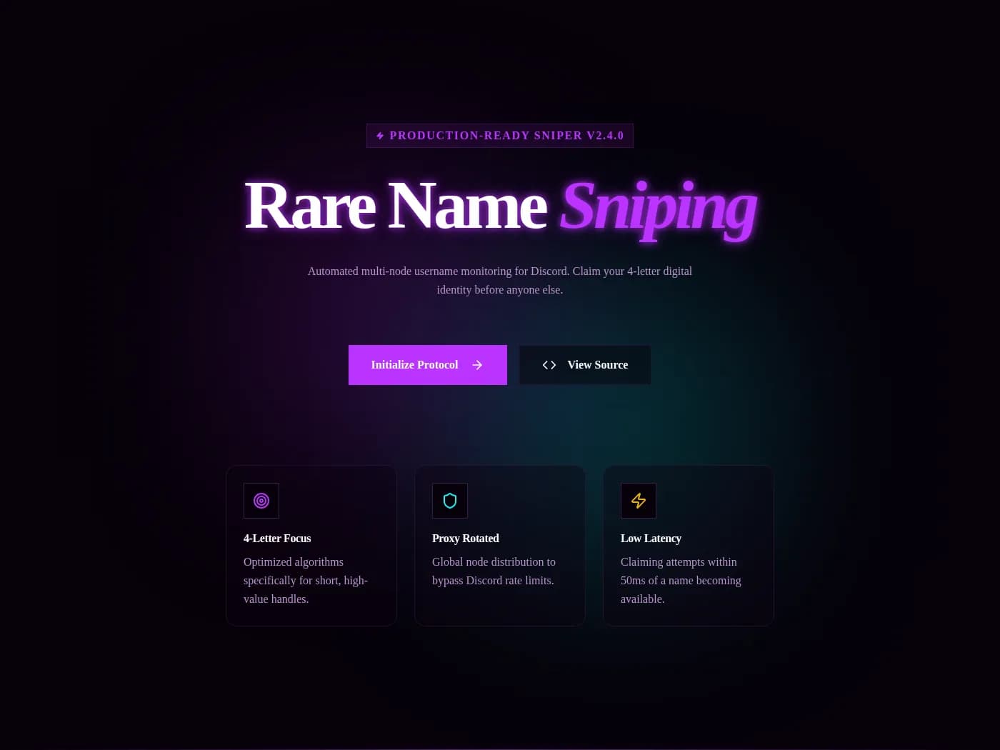 Discord Username Sniper