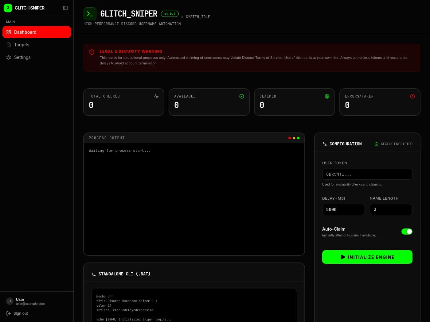 Discord Name Sniper