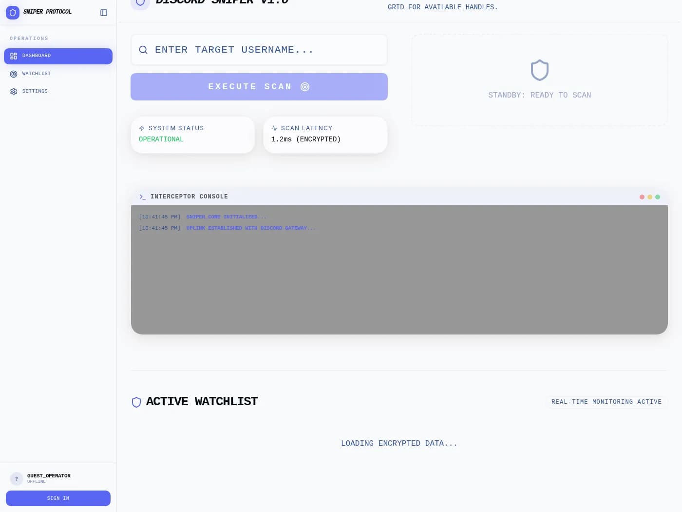 Discord Name Sniper