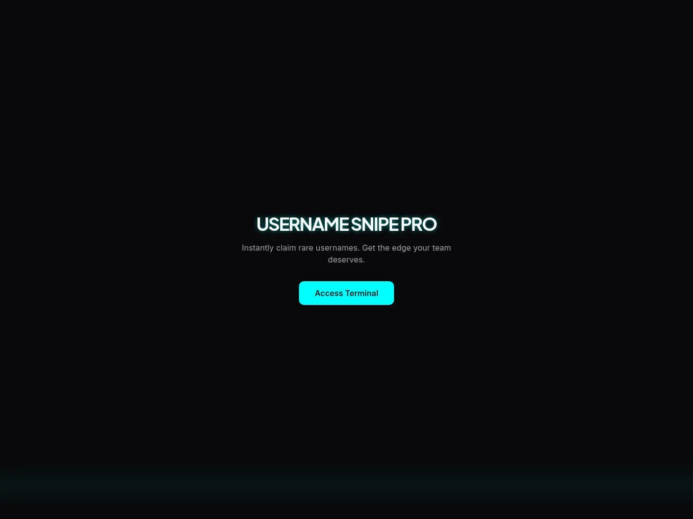 Username Snipe Pro